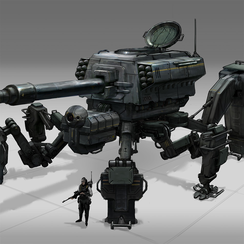 ArtStation - Mechanical Armed Nomad Unit