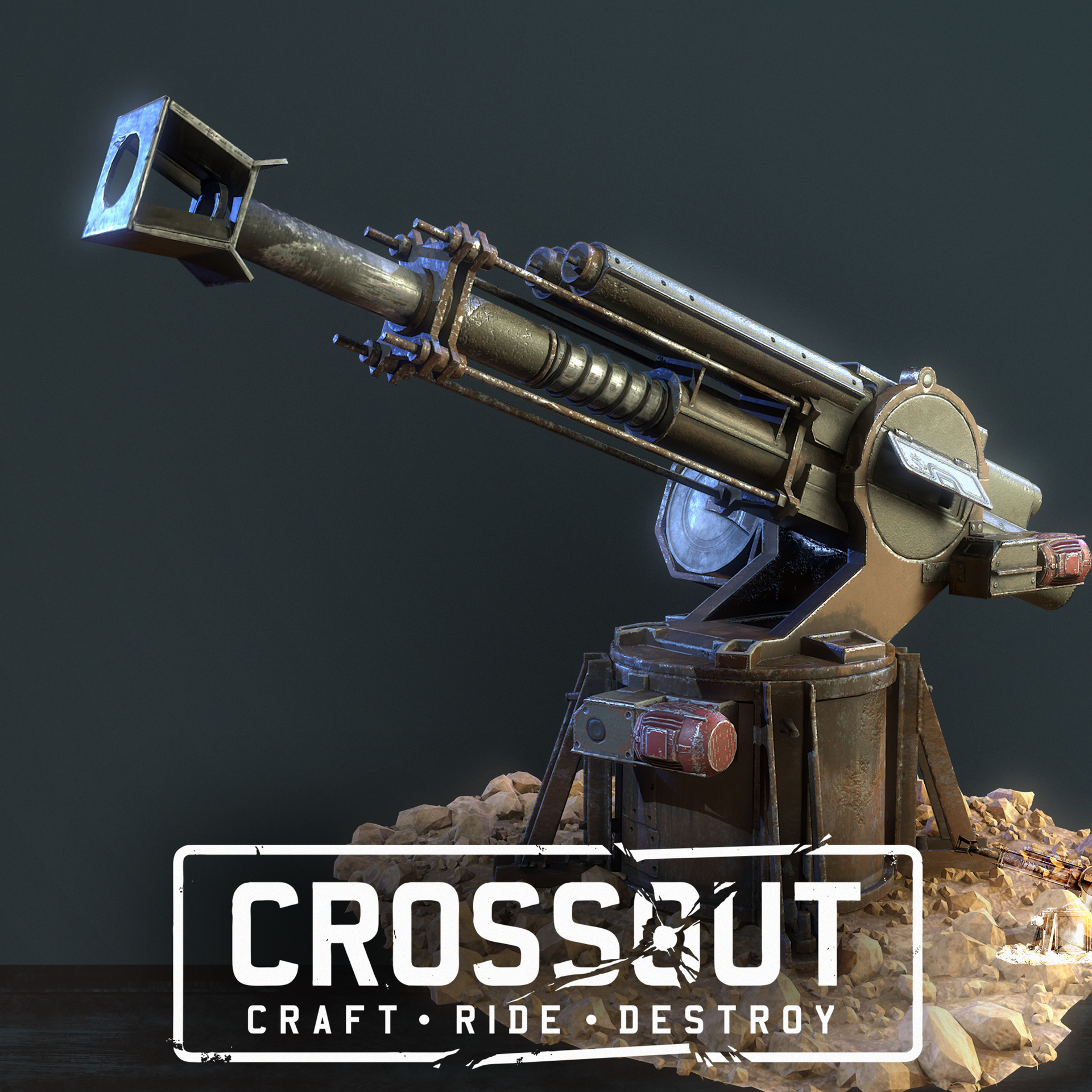 ArtStation - Grenade launcher(Crossout)