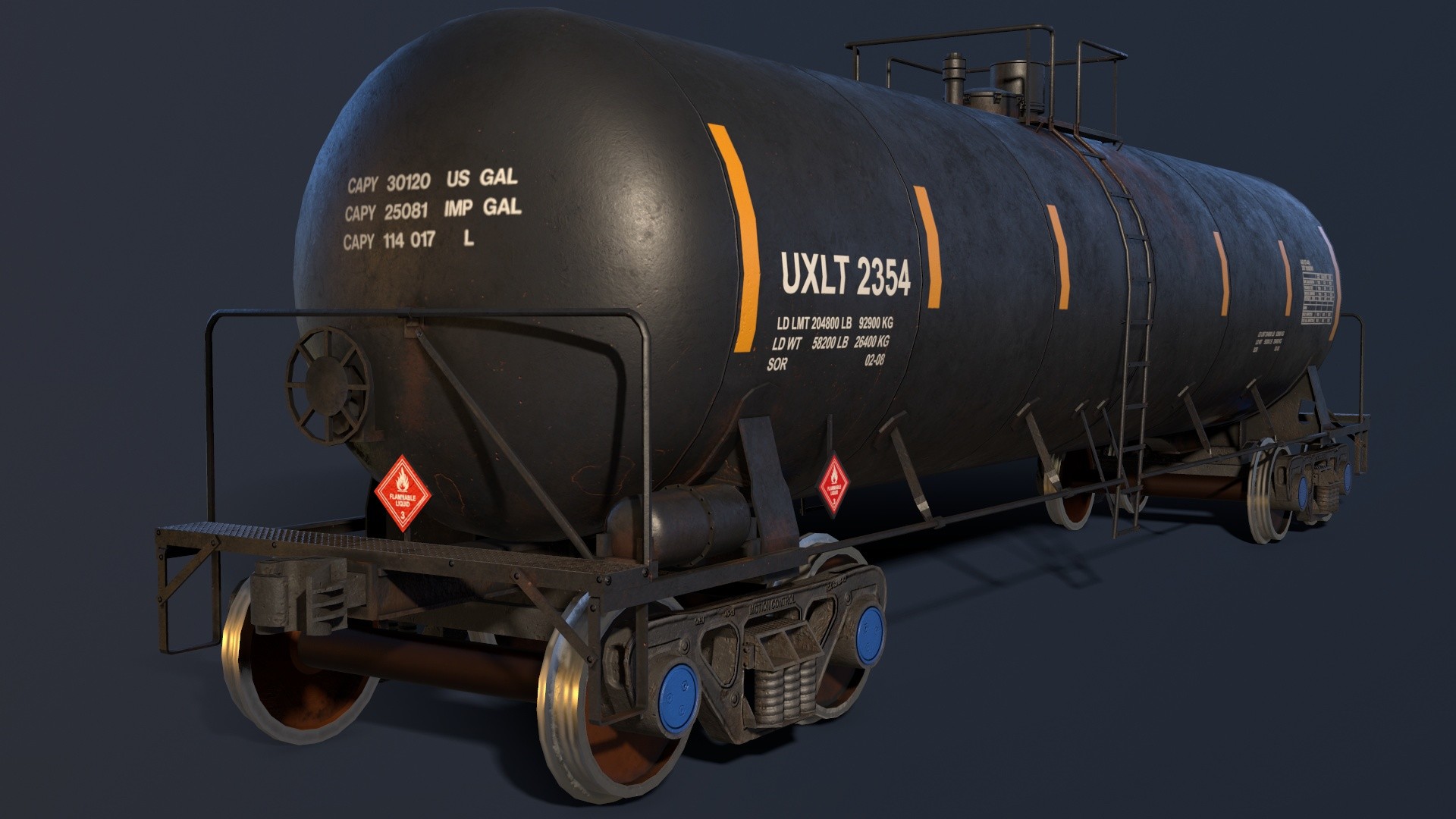 ArtStation - Tank Rail Car