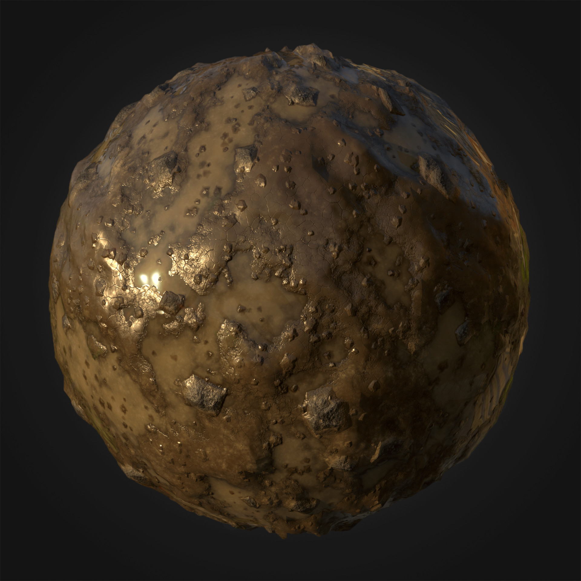 ArtStation - Mud PBR Texture - Auro (Rainforest planet), Hannes Lidbeck