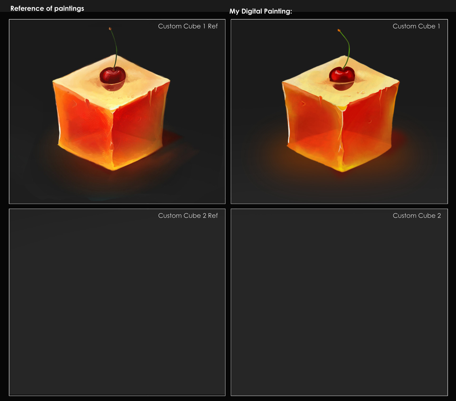 ArtStation - Digital Painting: Cubes
