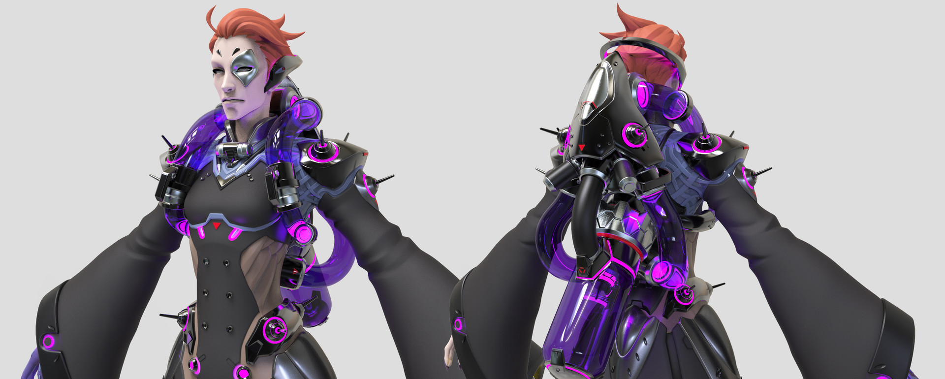 ArtStation - Overwatch Moira Highpoly