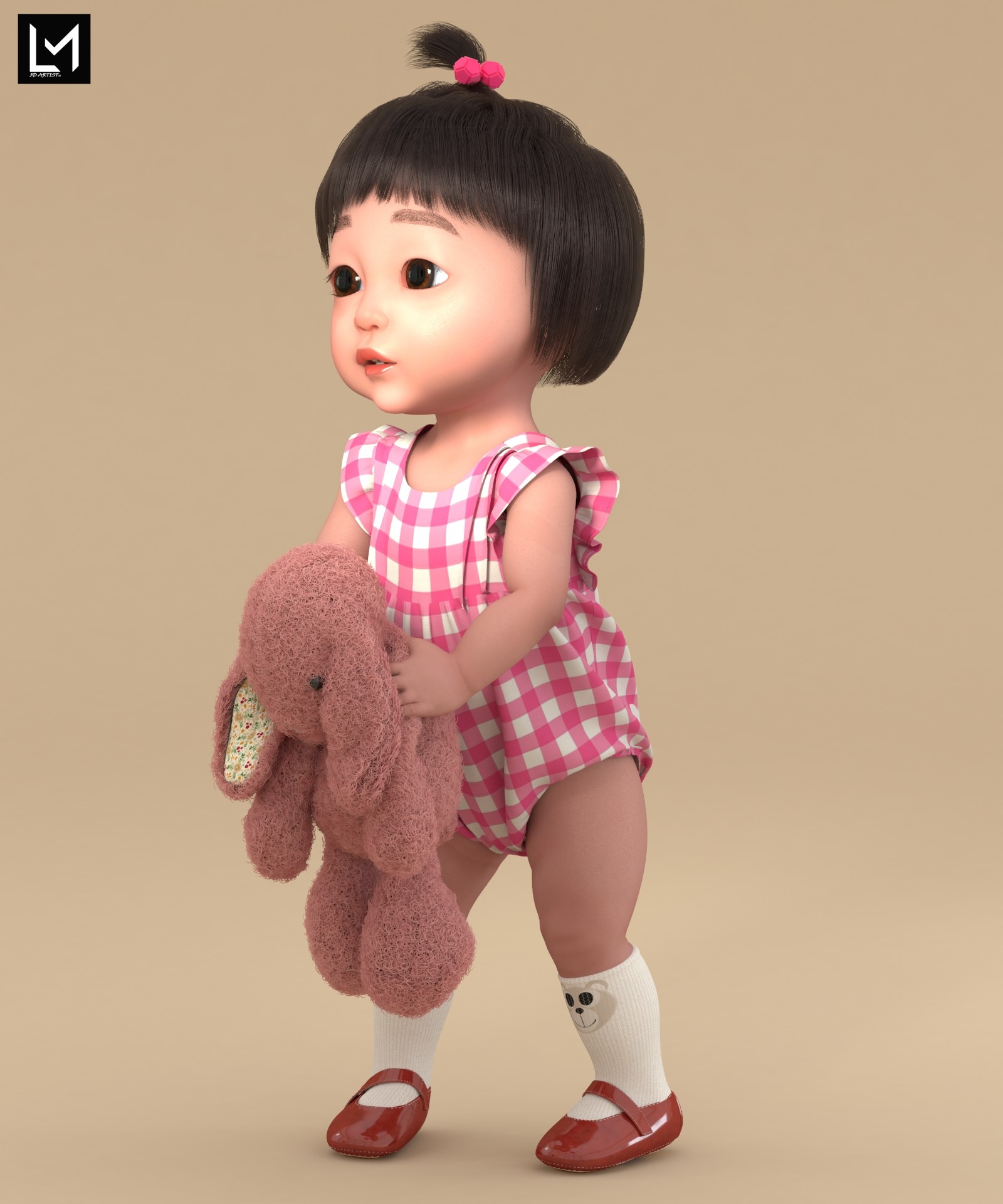 ArtStation - My daughter 3D character concept Art