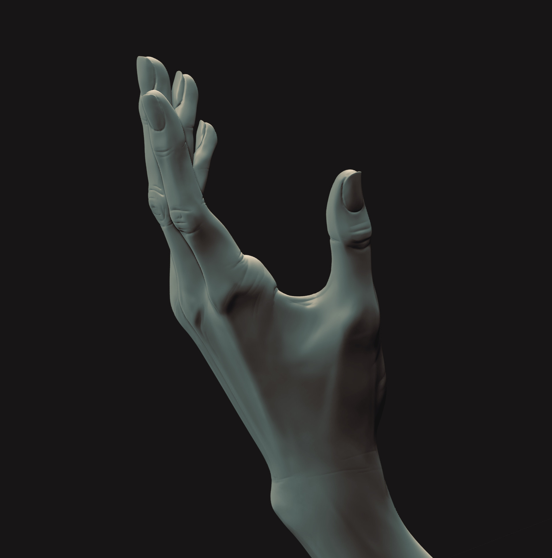 ArtStation - Hand Sculpting Practice