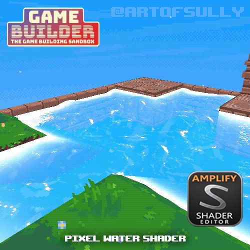 ArtStation - Pixel Water Shader (asset for 'Game Builder')
