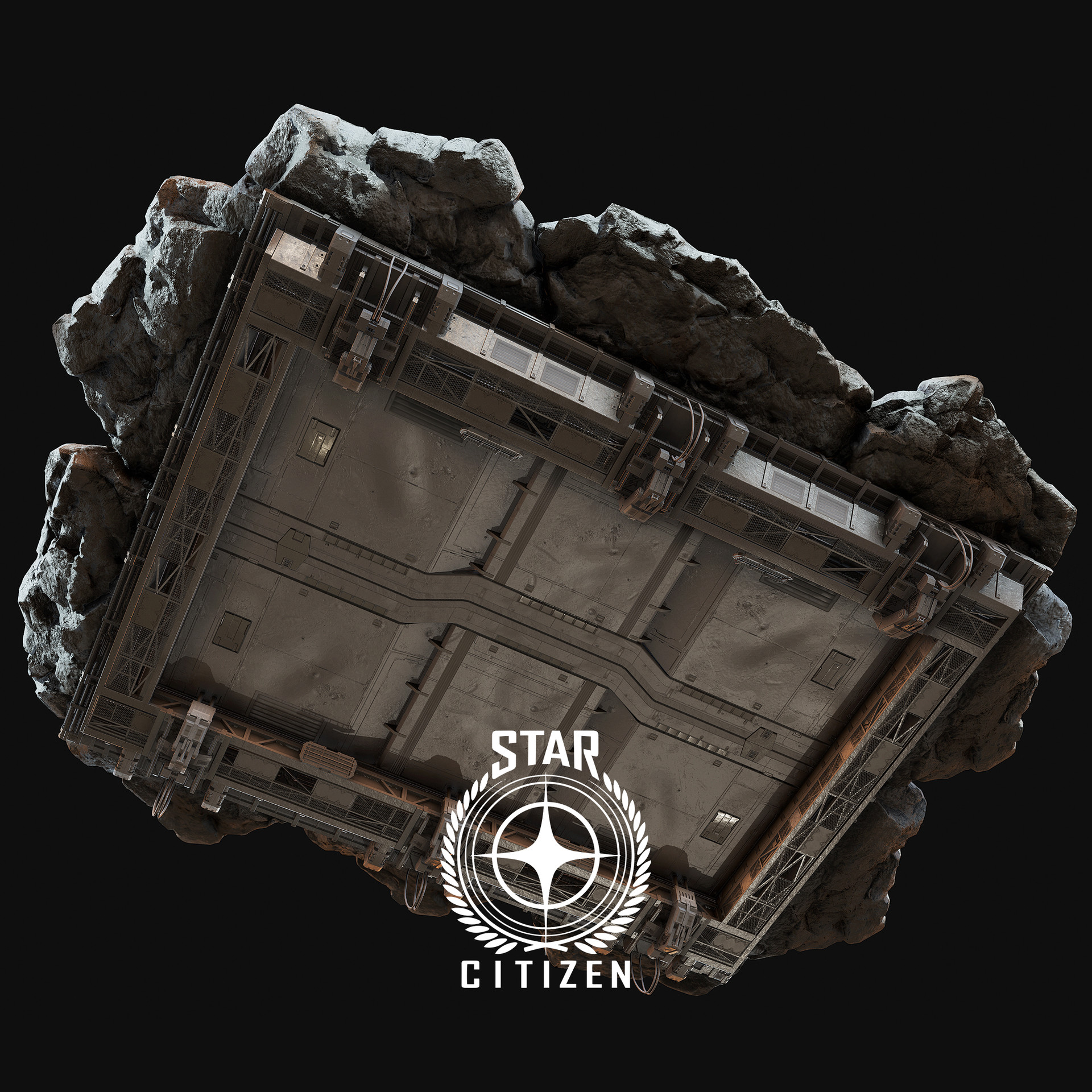 ArtStation - Star Citizen - landing pad/control tower kit