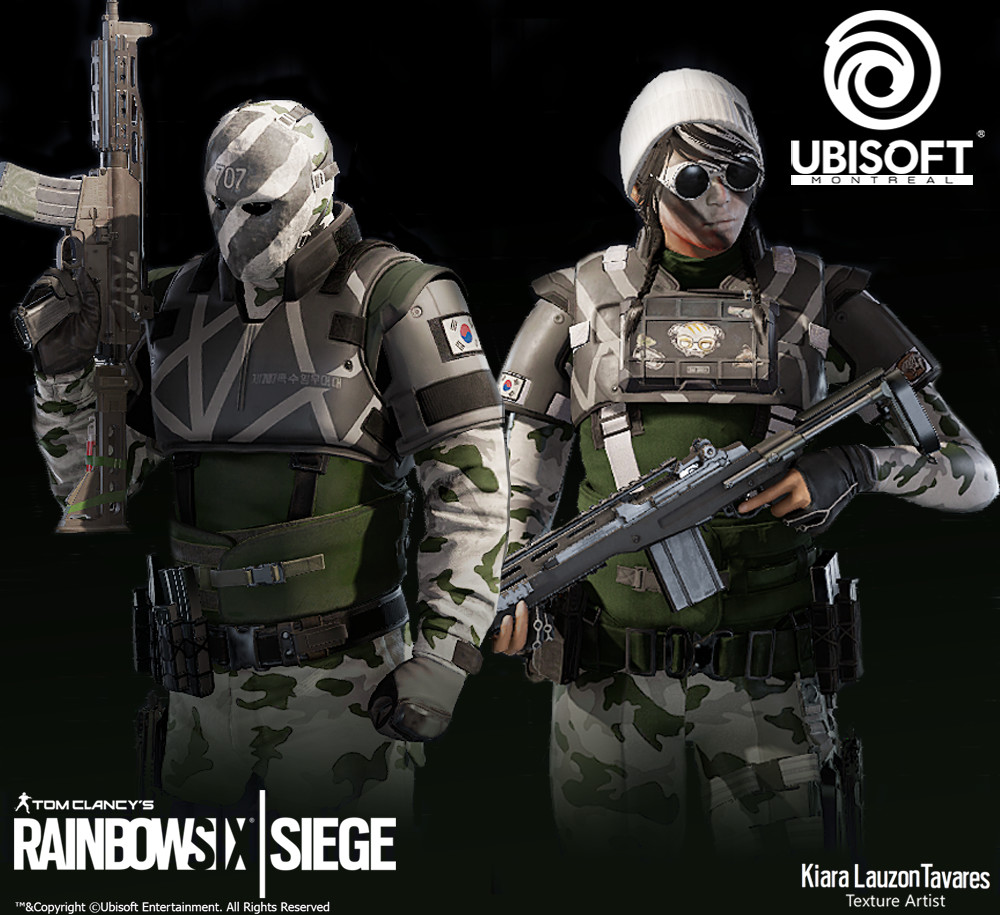 ArtStation - Rainbow Six Siege Winter 707 BDU