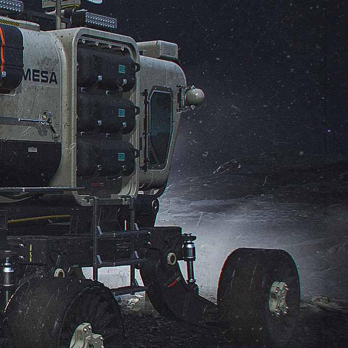 ArtStation - Mining Recon Vehicle