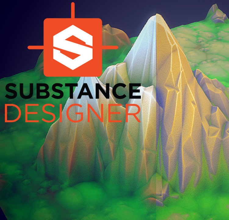 ArtStation - Stylized Mountains - Substance Designer