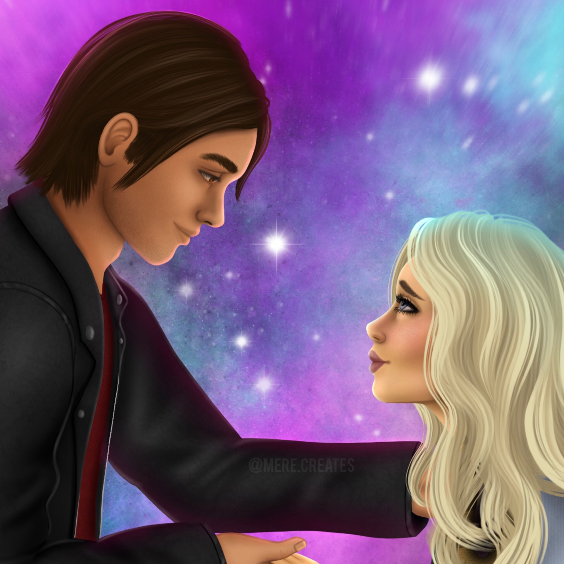 Meredith Anne - Falling For Falconer Art Scene 1