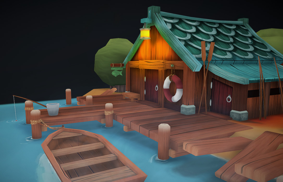 ArtStation - Fishermans Lodge