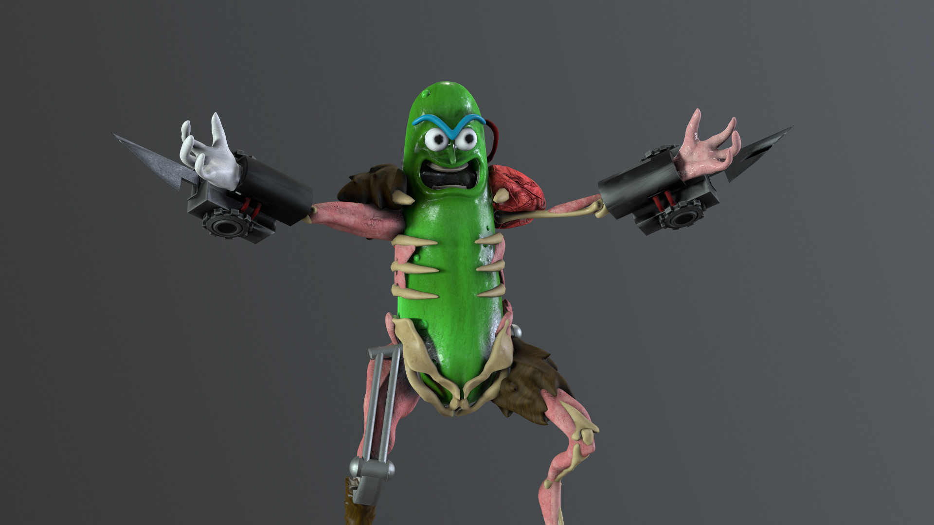 ArtStation - Pickle Rick