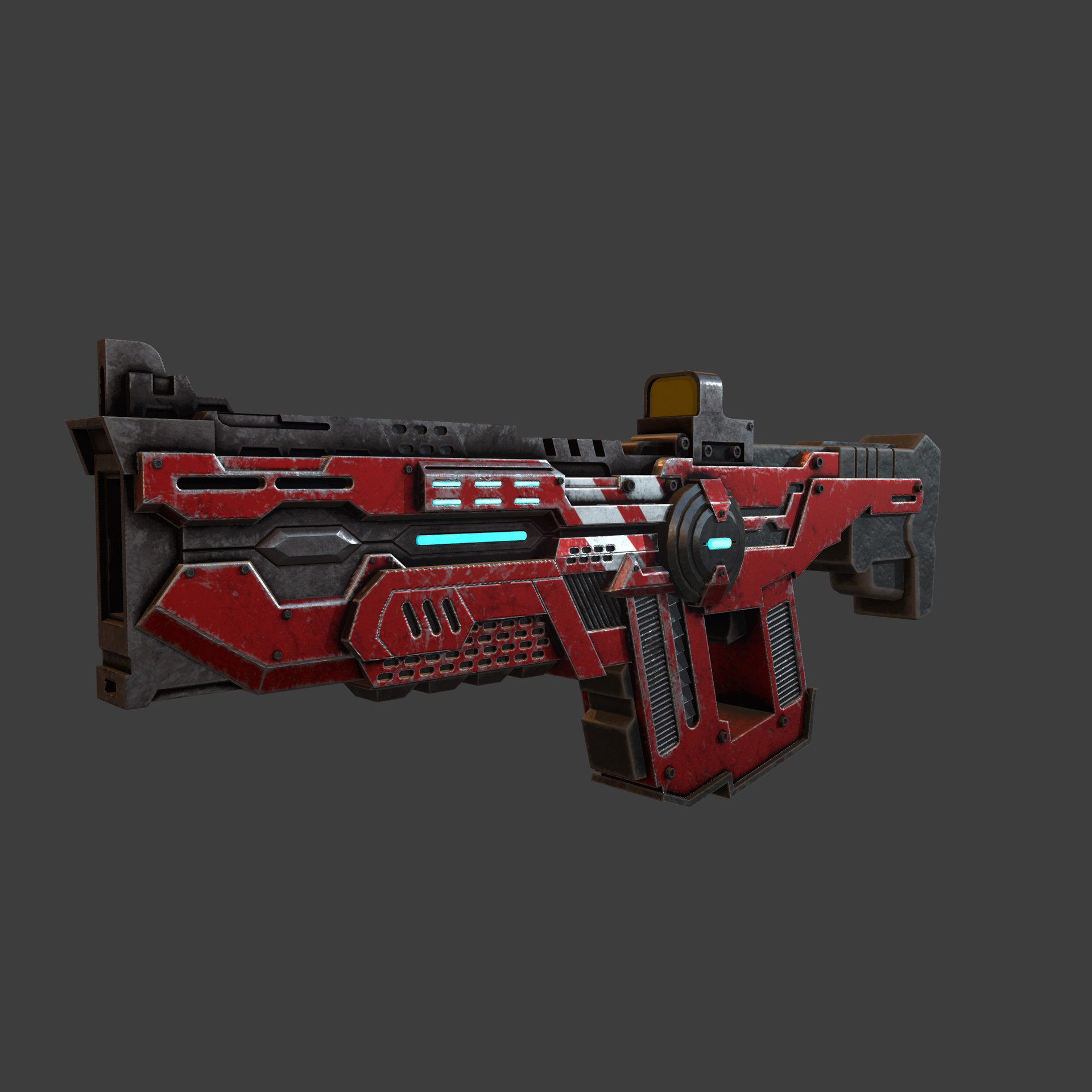ArtStation - LASER ASSAULT RIFLE