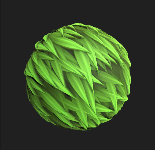 Peter Schön - Procedurally generated grass texture Substance designer