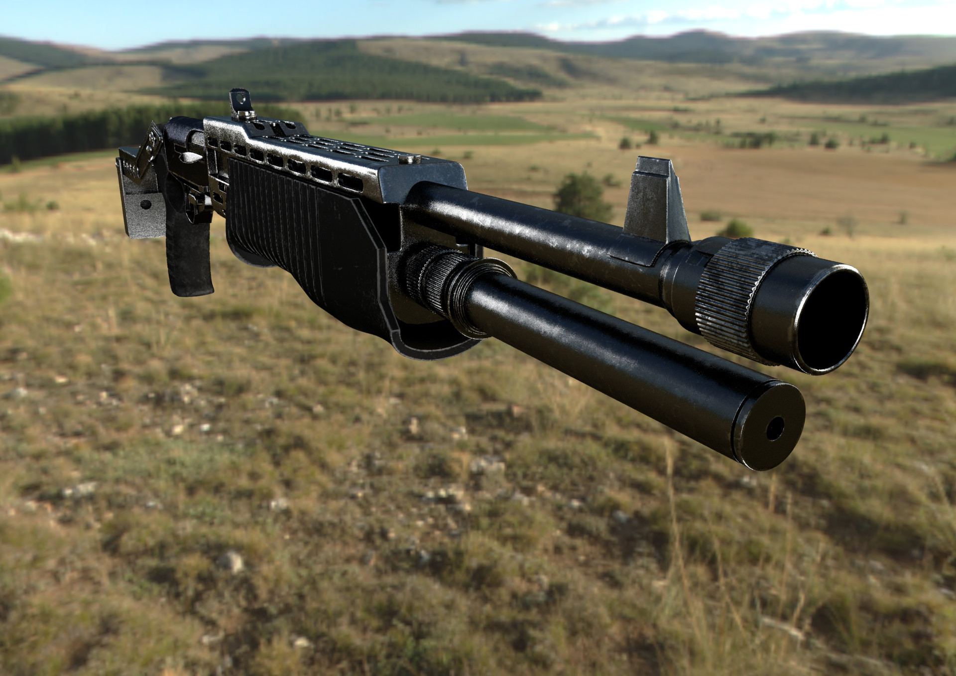 ArtStation - gun modeling