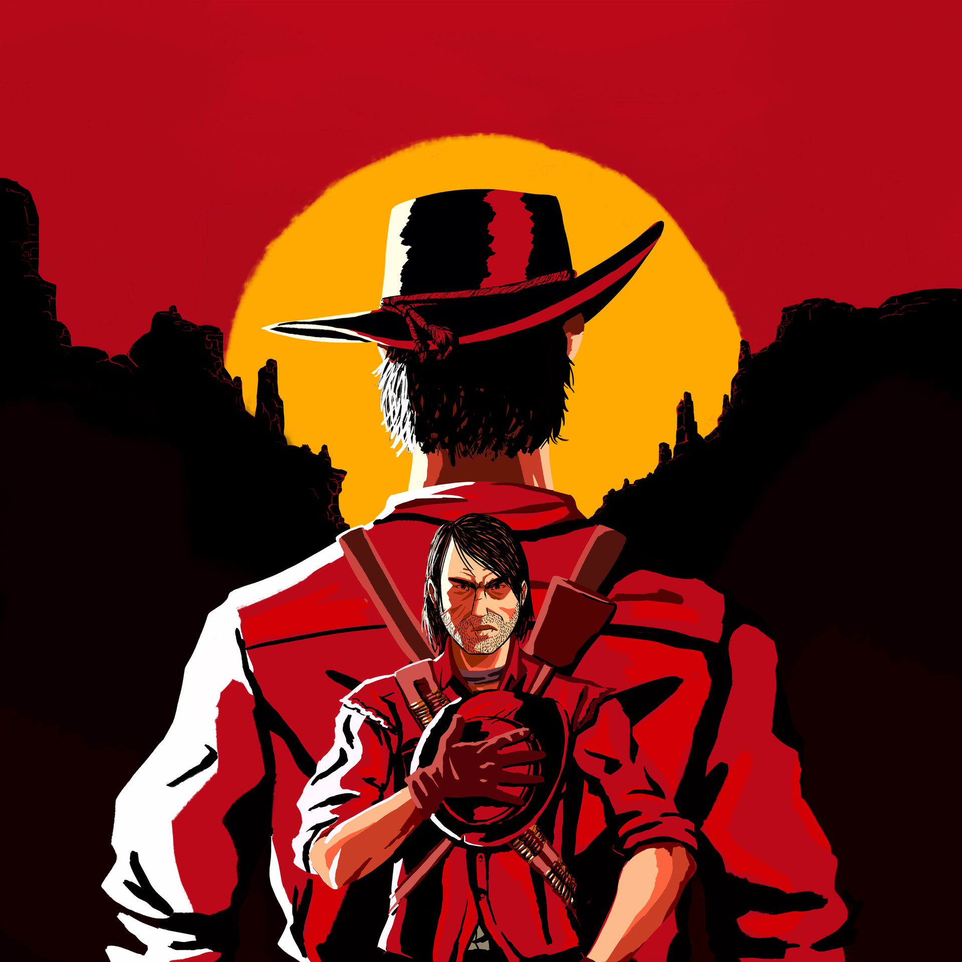 ArtStation - Red Dead Redemption II - fan poster