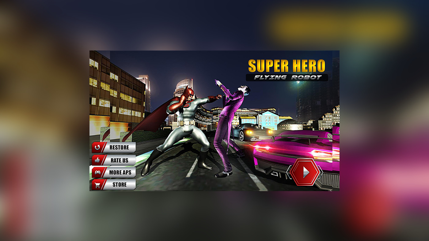 ArtStation - SUPER HERO GAME UI