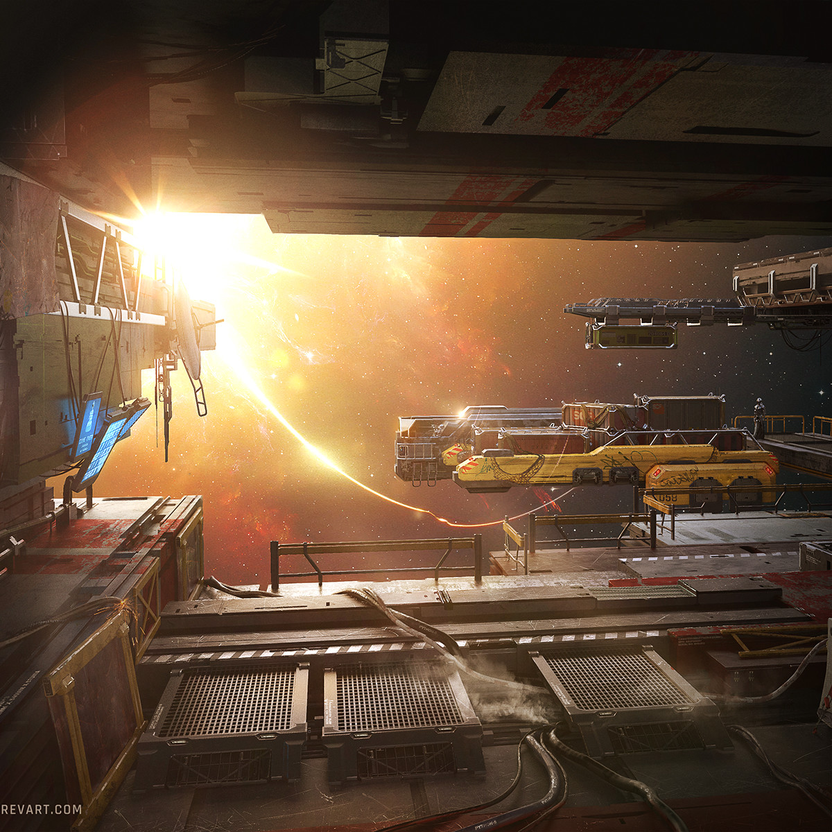 ArtStation - Cybernation - Spacedock