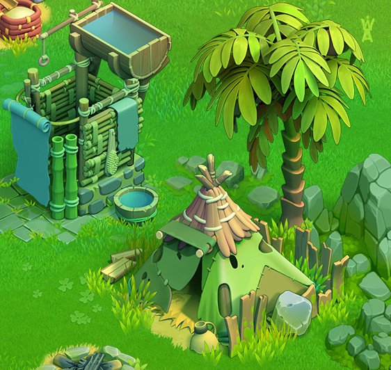 ArtStation - Family Island Game [BUILDINGS]