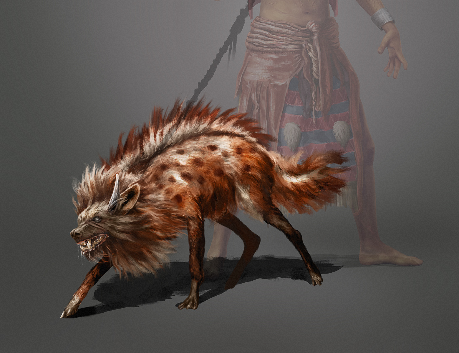 ArtStation - Man and his pet.