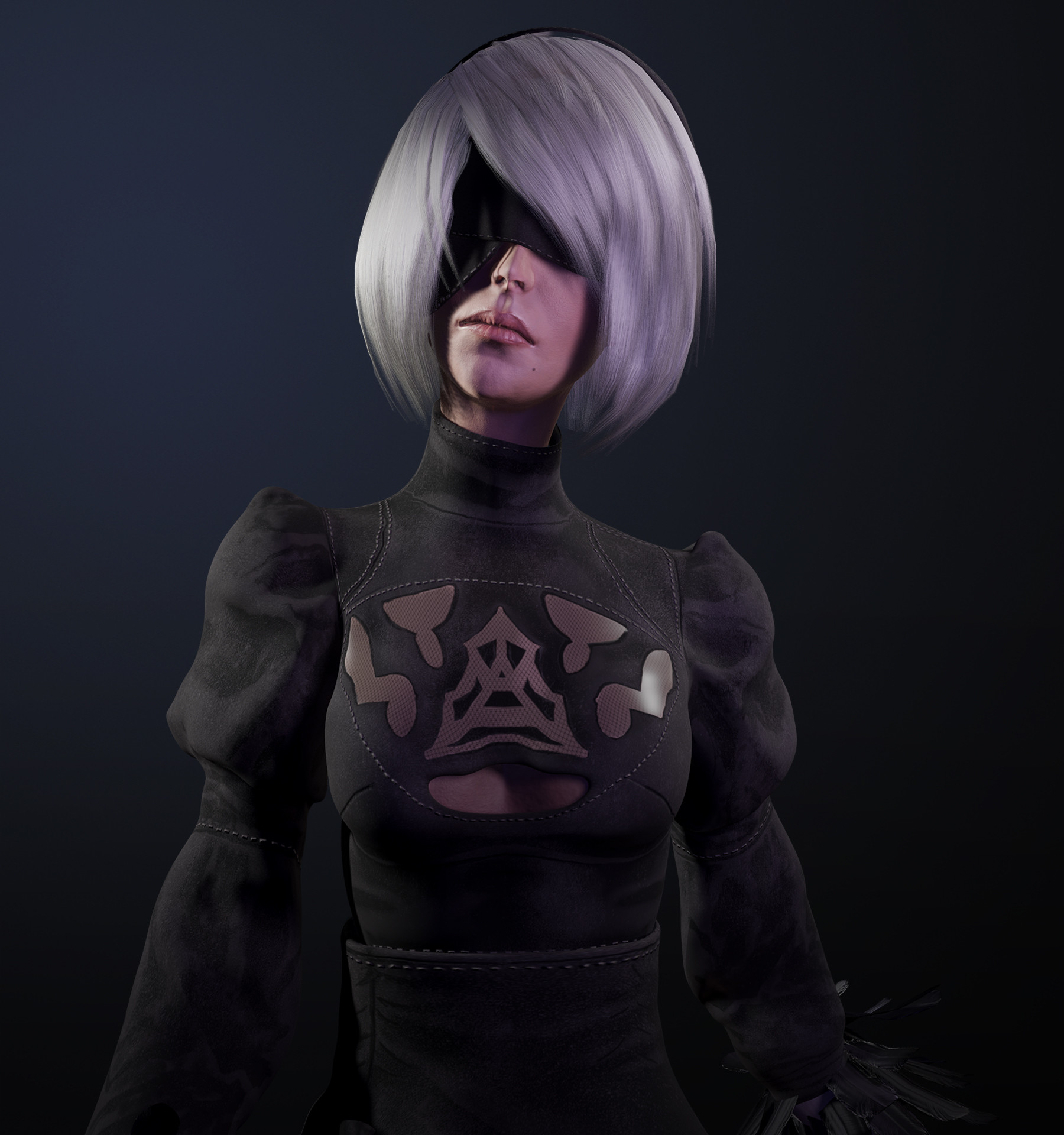 ArtStation - Videogame Project - 2B Nier Automata
