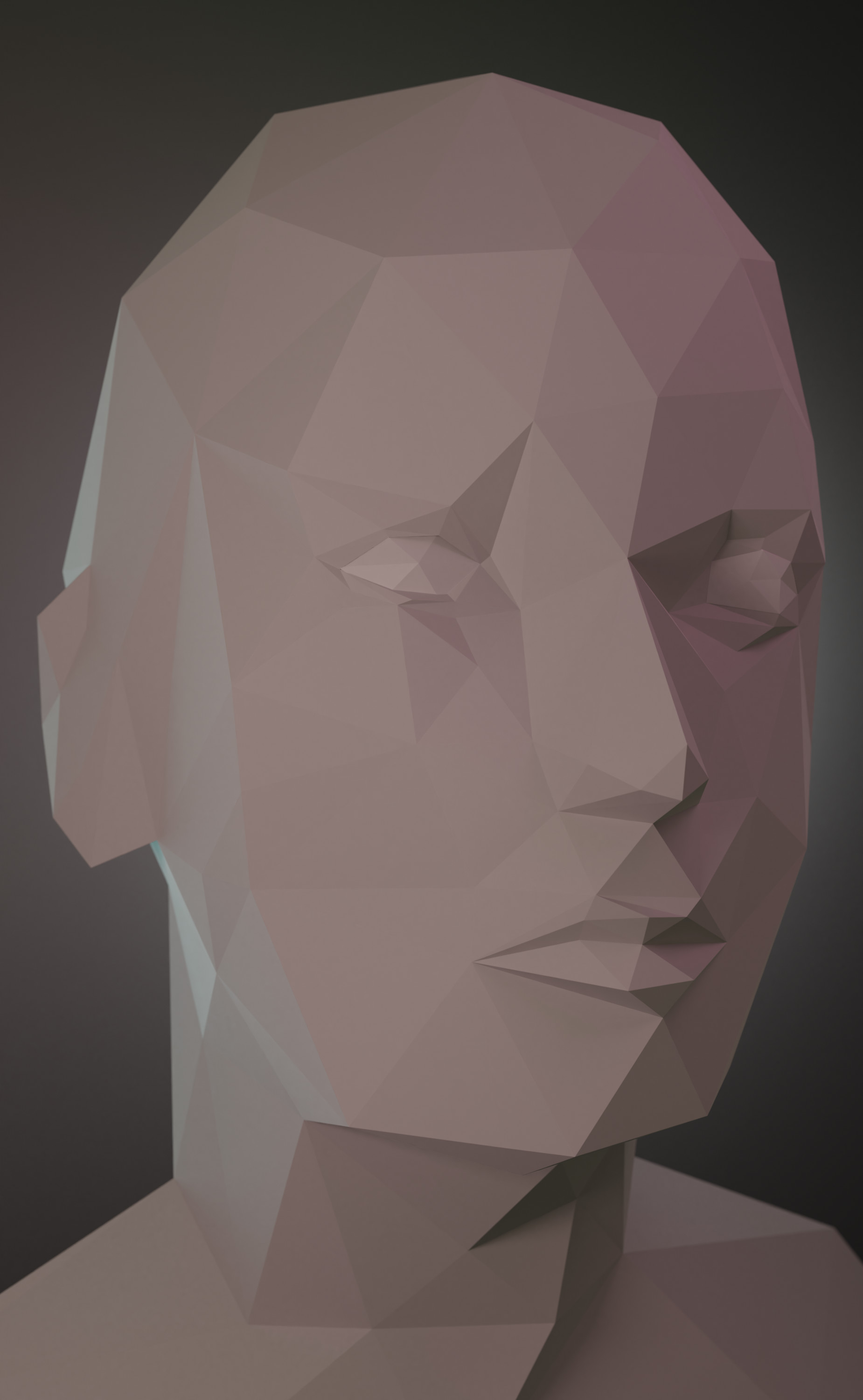 ArtStation - Low Poly Face