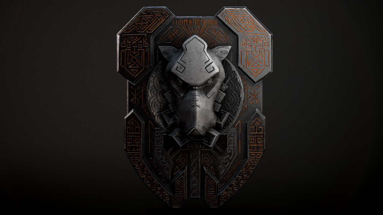 ArtStation - Boar Shield