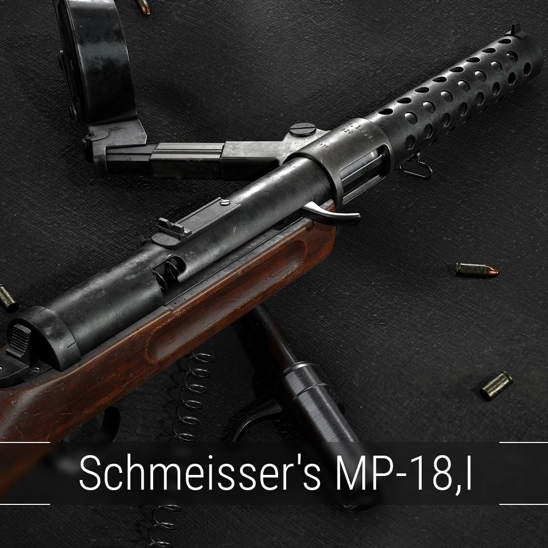 Stefan Engdahl's Portfolio - Schmeisser's MP-18,I