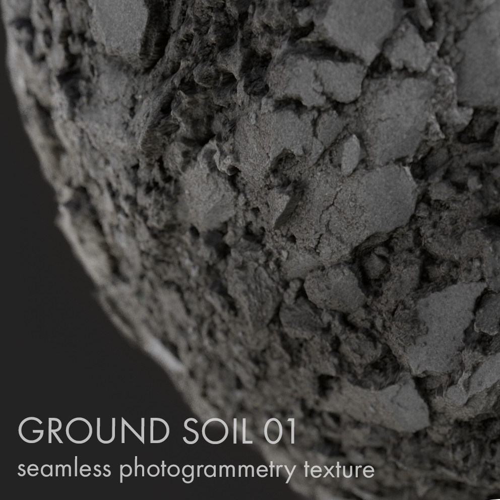 ArtStation - Ground Soil 01 - 16K seamless photogrammetry texture