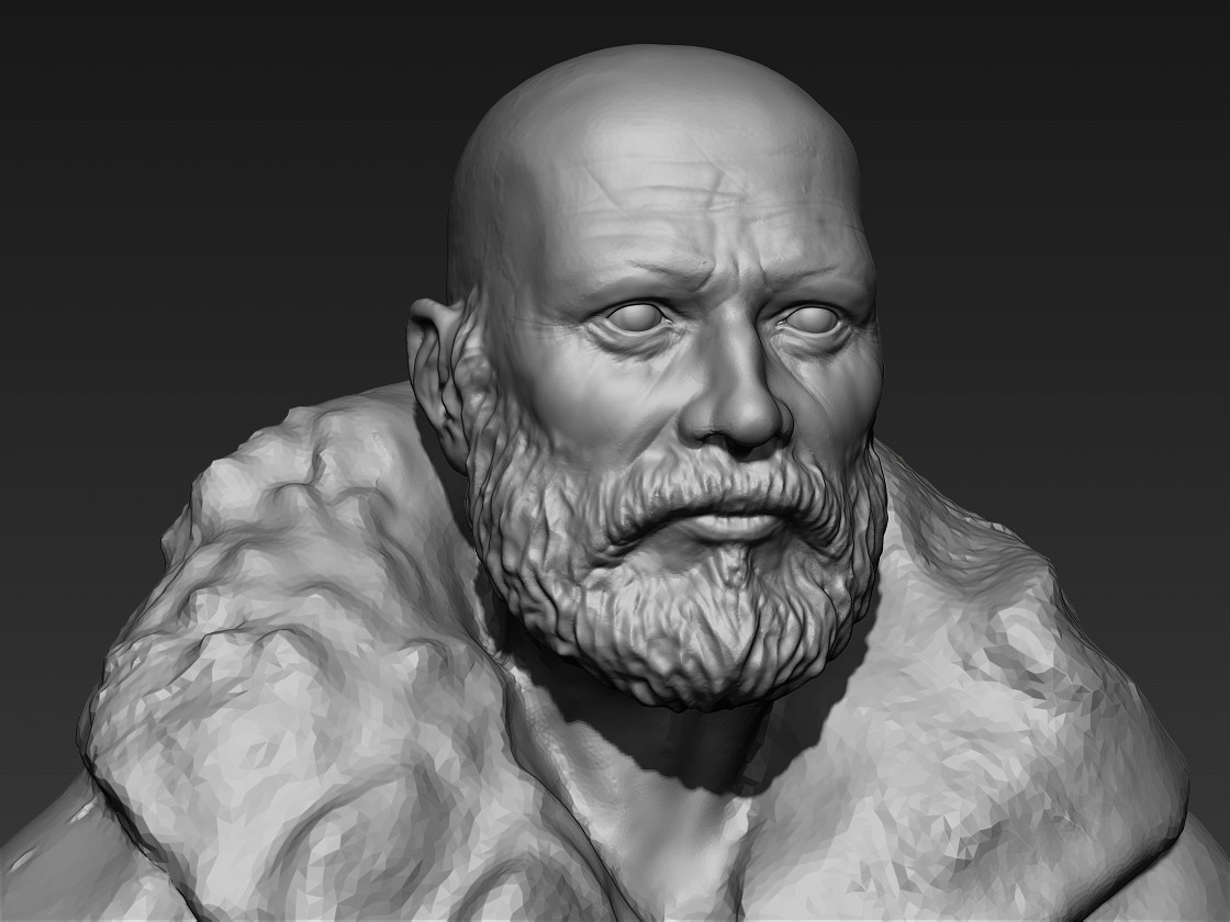 ArtStation - Free hand portrait of a man