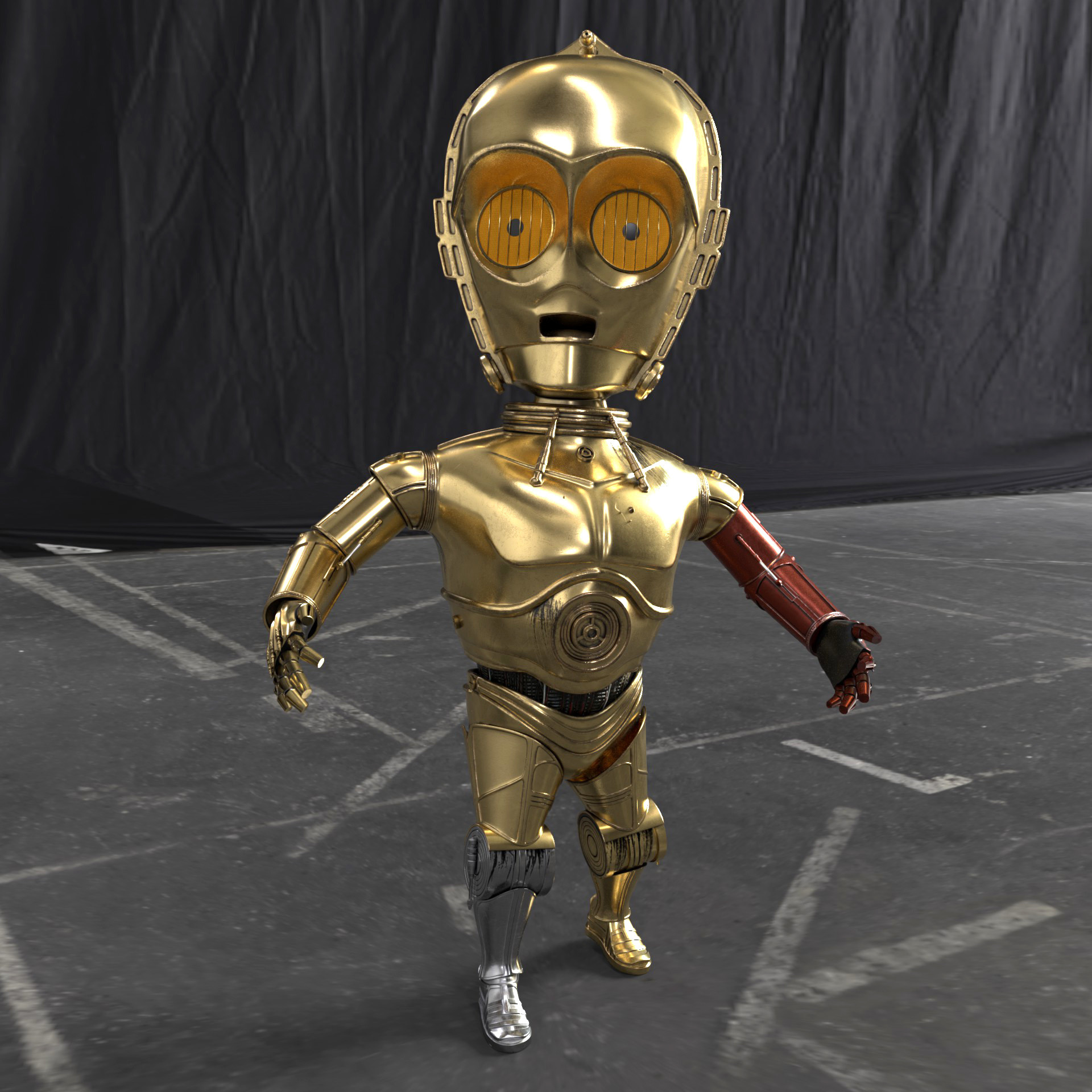 ArtStation - Litlle C3po