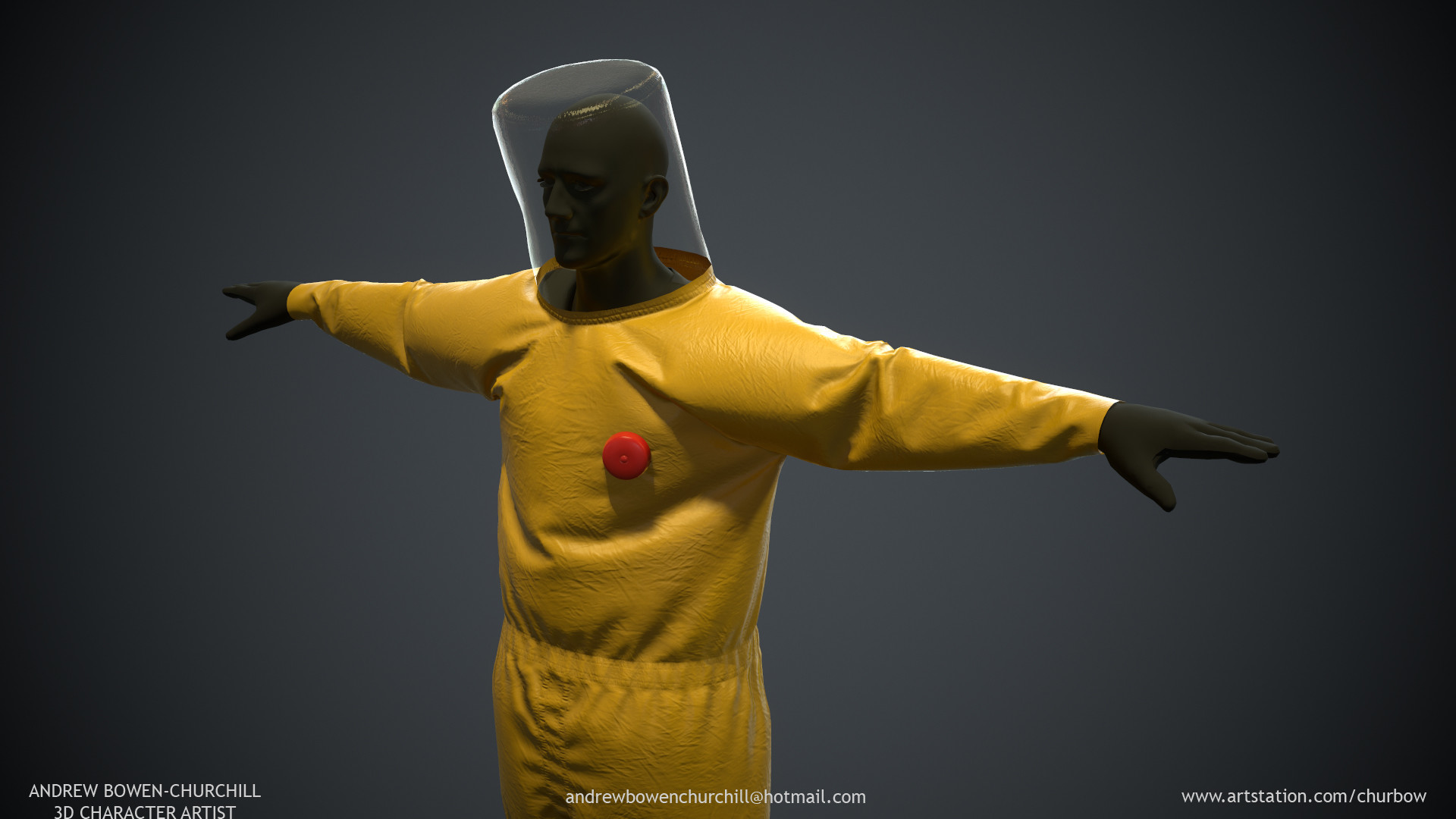 ArtStation - Hazmat suit for VR game