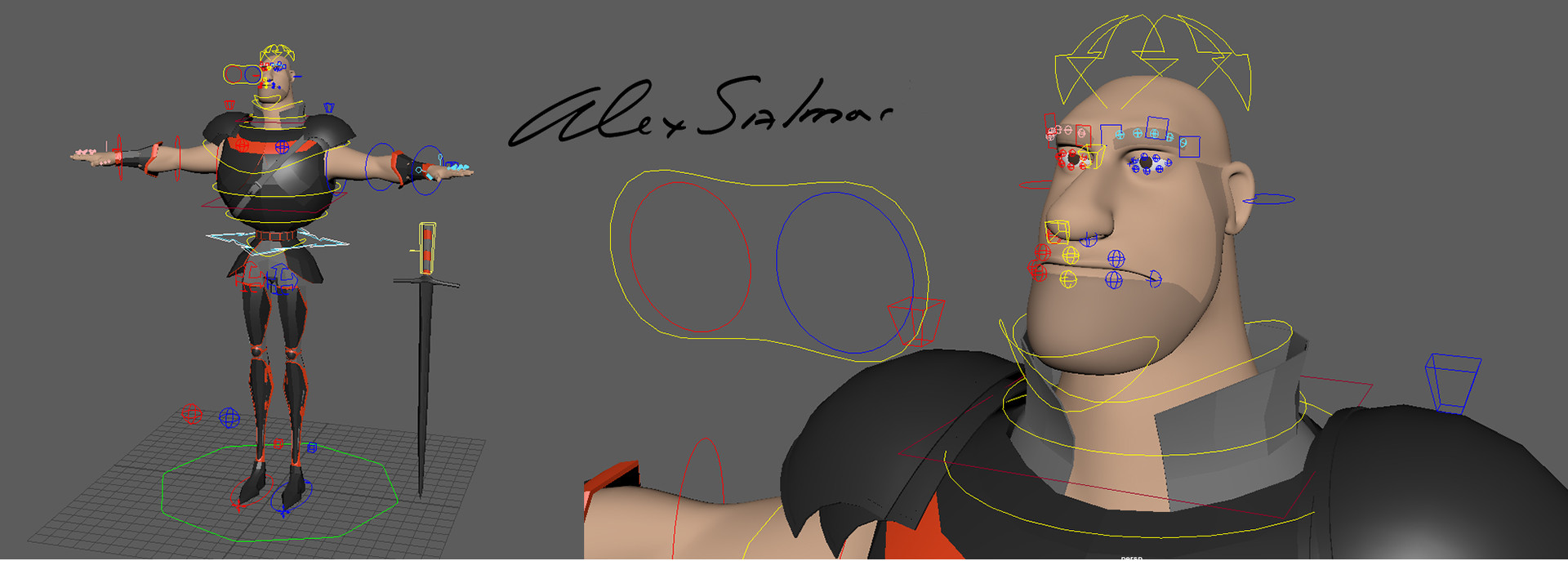 ArtStation - Free Knight Rig