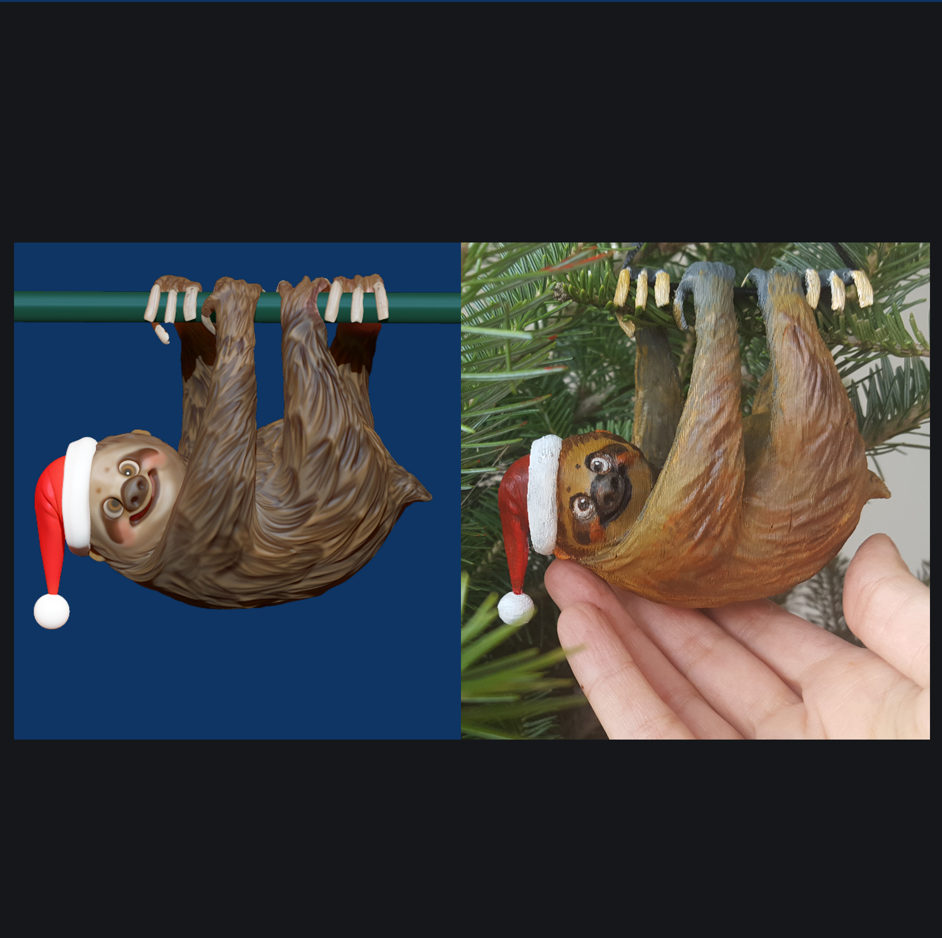 ArtStation - From Digital Sculpt to 3D-Print - Making of "Slothy"