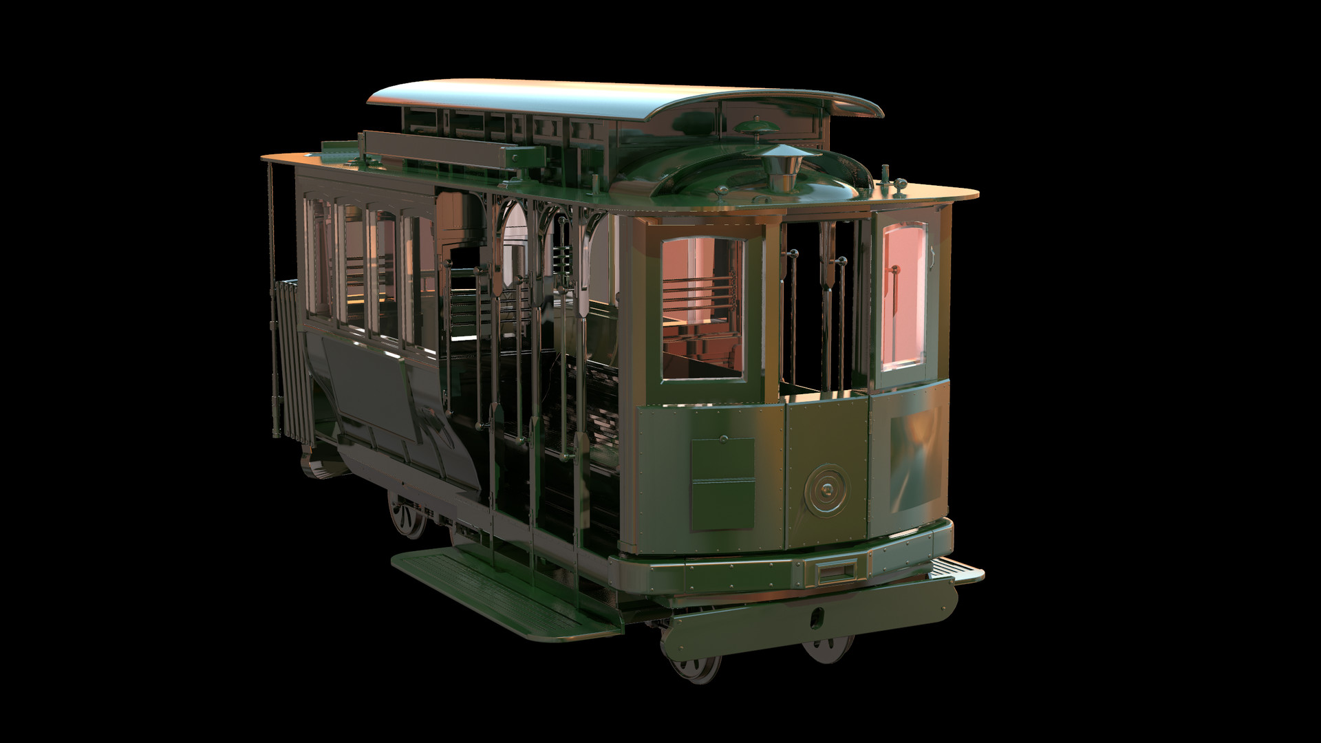 ArtStation - Cable car trolley