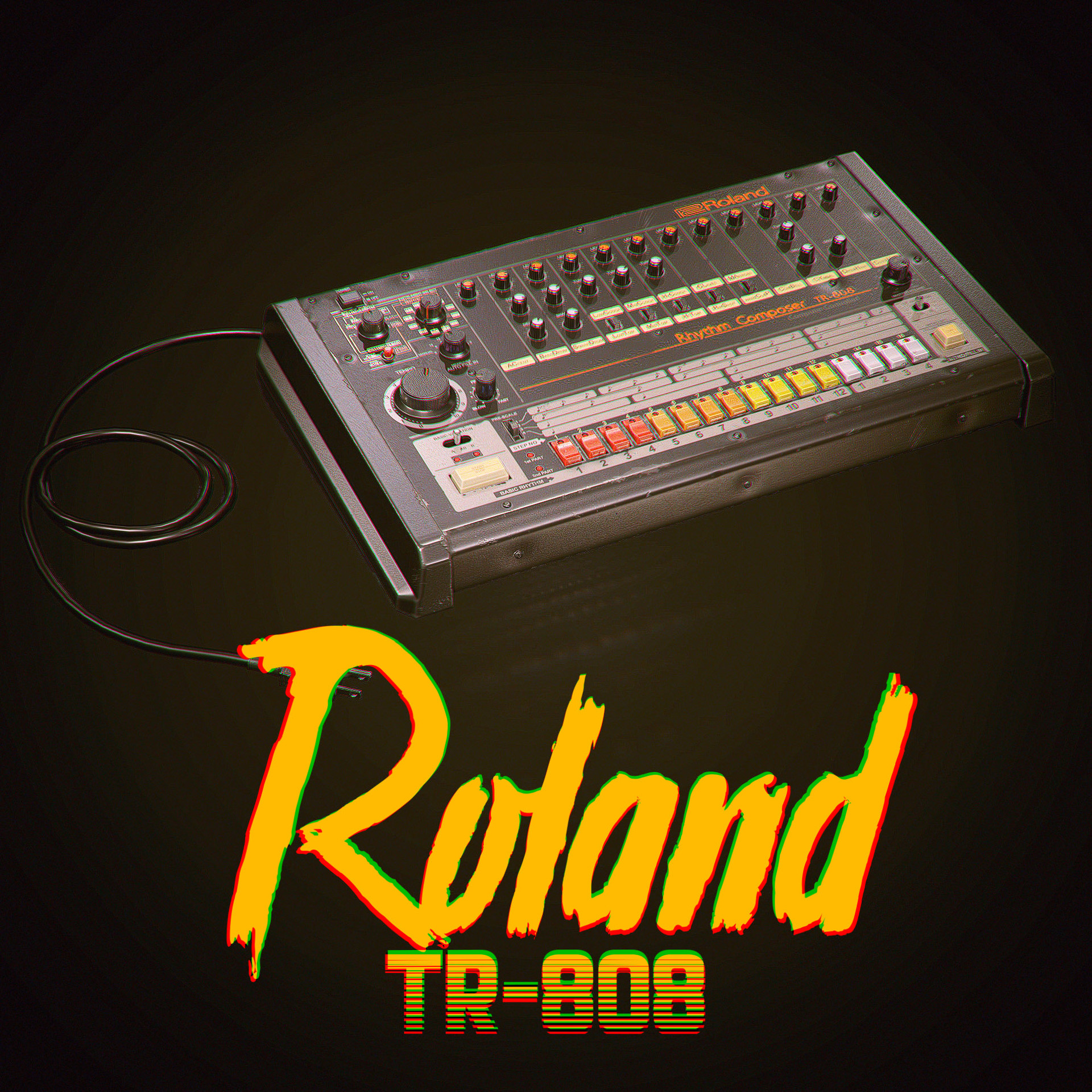 ArtStation - Roland TR-808 Rhythm Composer