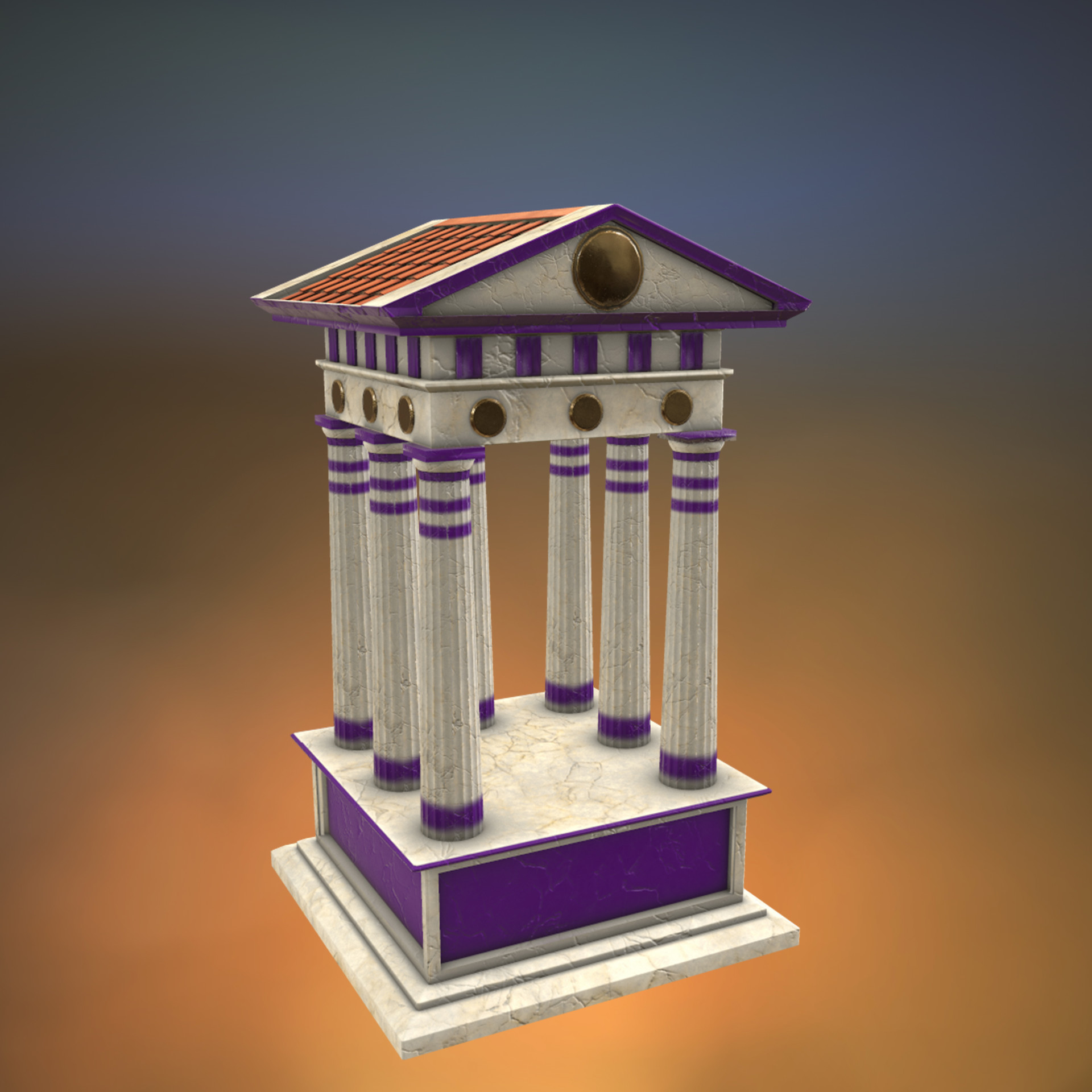 ArtStation - Greek Shrine