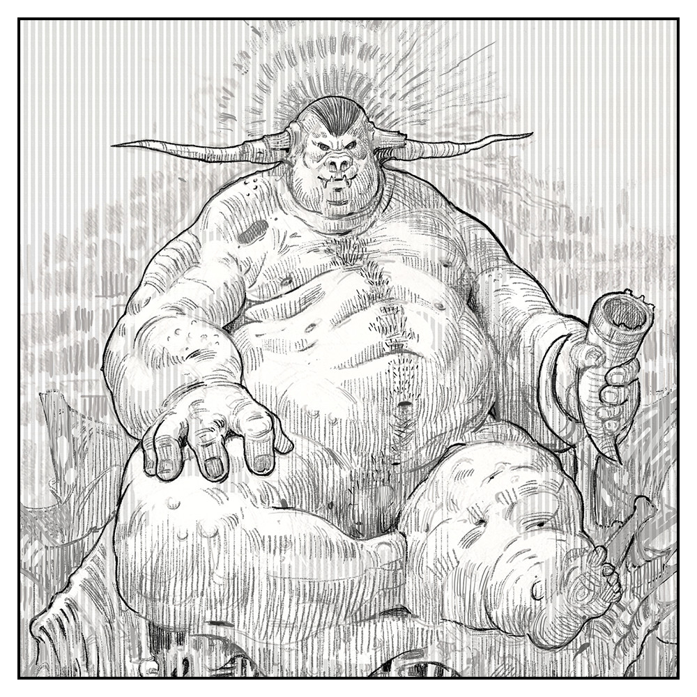 ArtStation - 02_Belphegor sketch