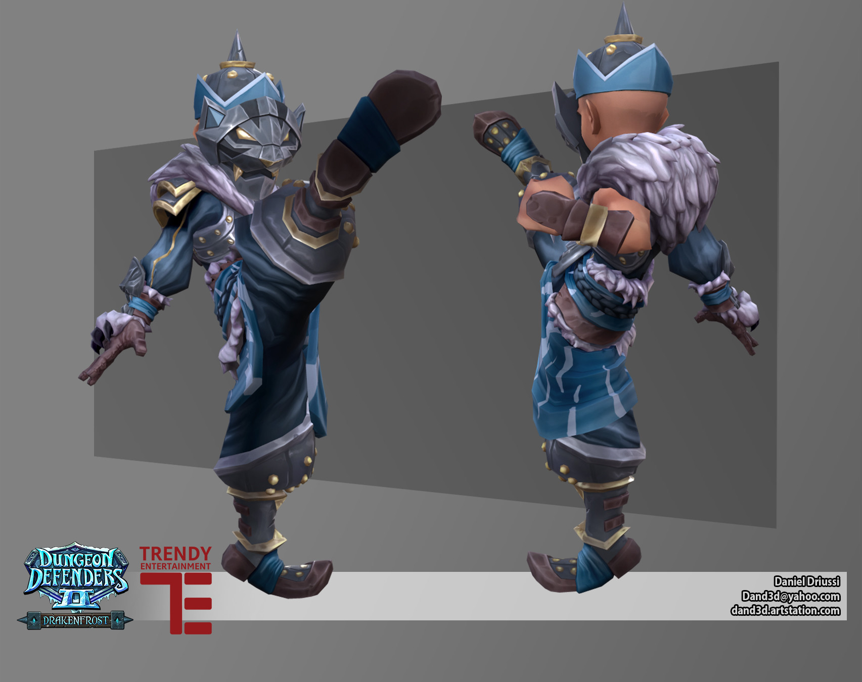 ArtStation - Snow Tiger Monk Costume for Dungeon Defenders 2 Expansion ...