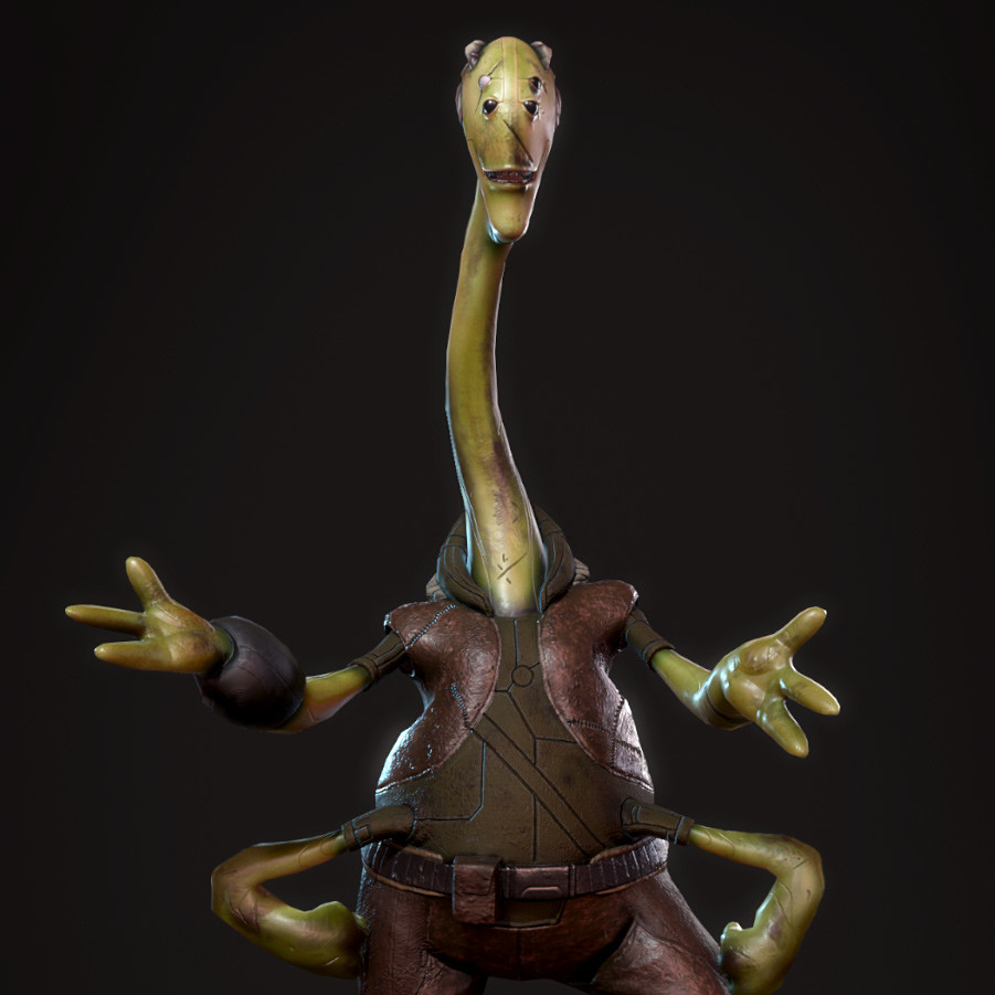 ArtStation - Menkmack Mercenary (Look Dev)