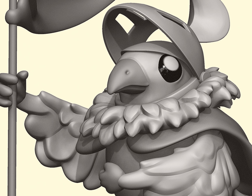 ArtStation - Bird Knight Corvus