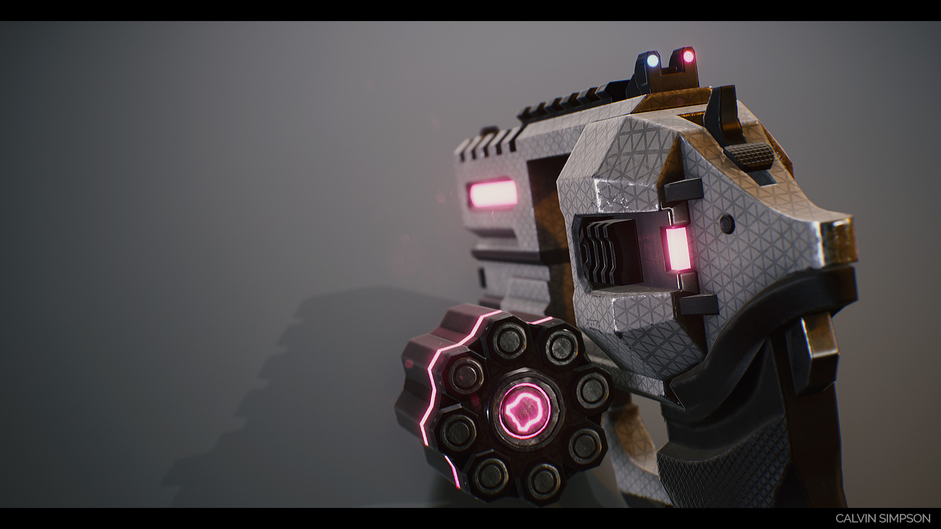 ArtStation - Cyberpunk Revolver