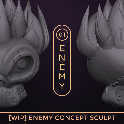 ArtStation - [WIP] Enemy concept sculpt