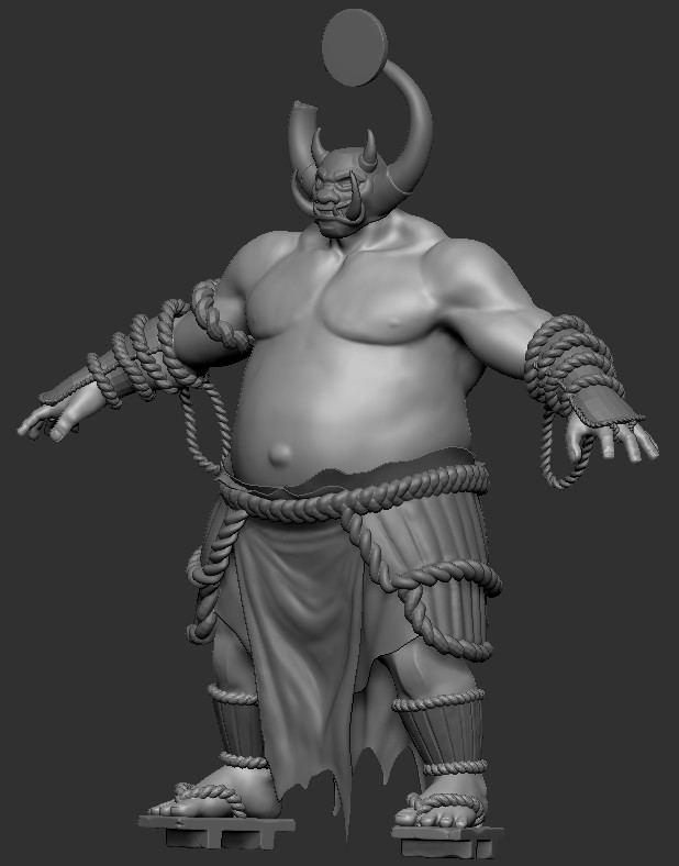 ArtStation - Oni character for Feudal Japan: The Shogunate (WIP)