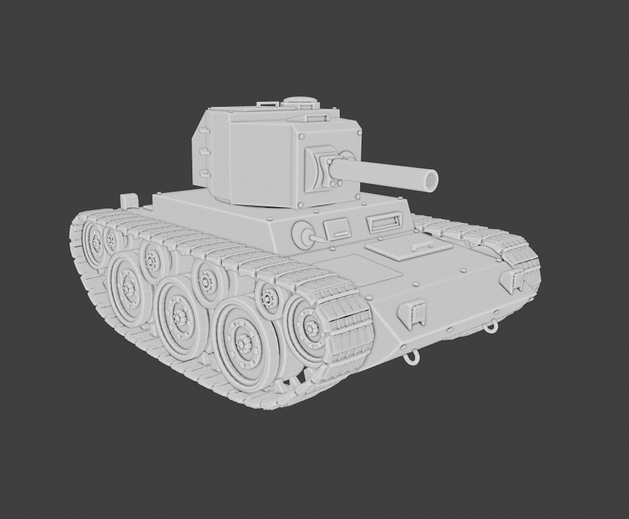 ArtStation - My take on the KV2 tank