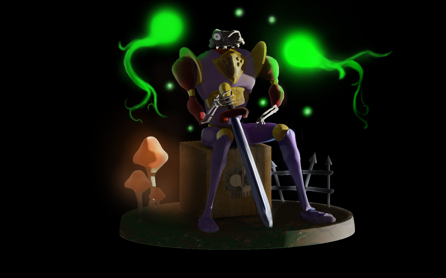 ArtStation - Sir Daniel Fortesque and The Playful Souls