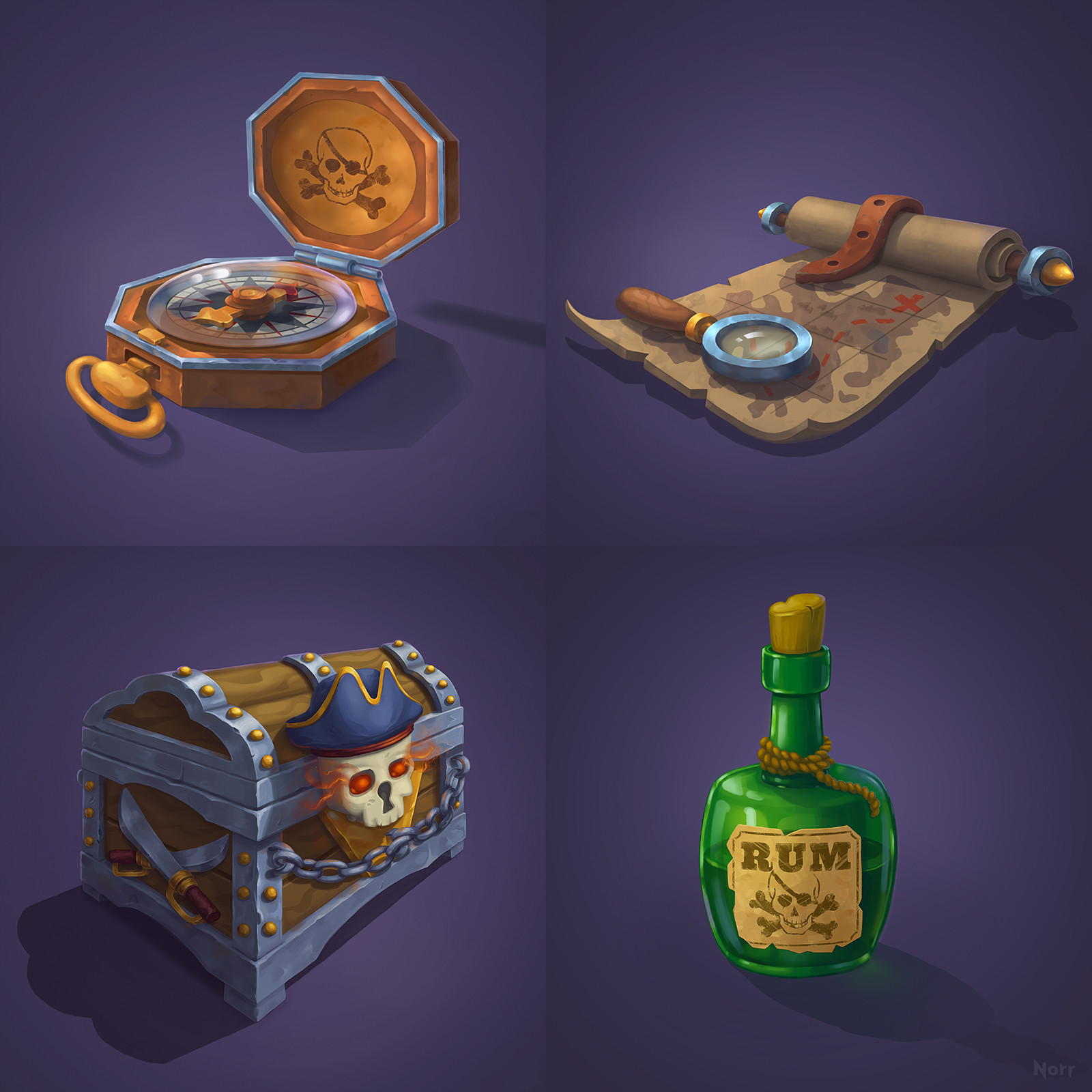 ArtStation - Pirate set pt.1