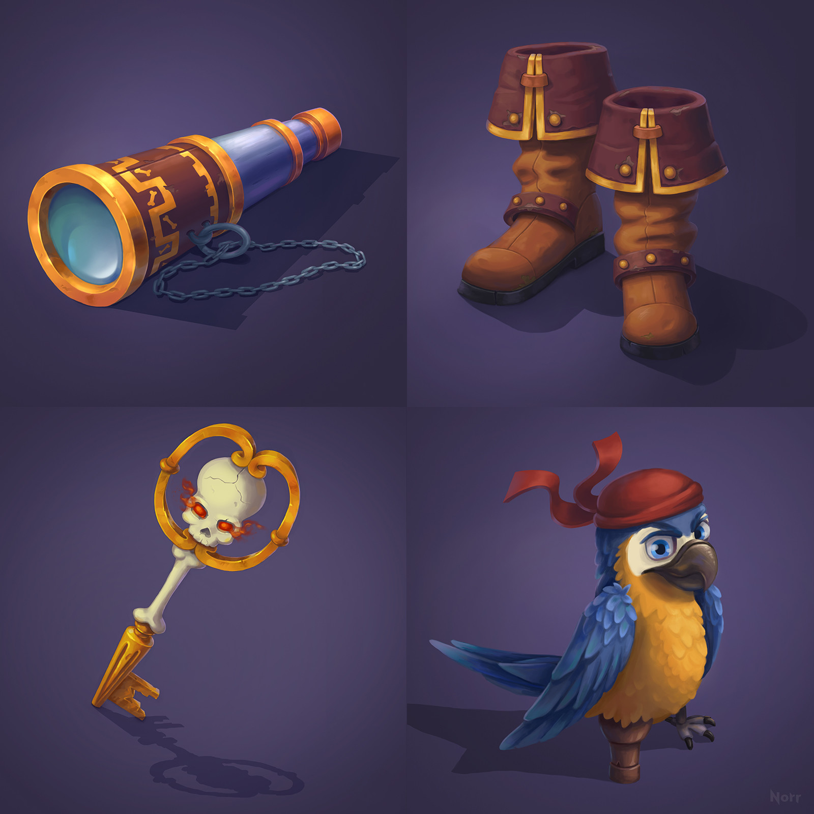 ArtStation - Pirate set pt. 2