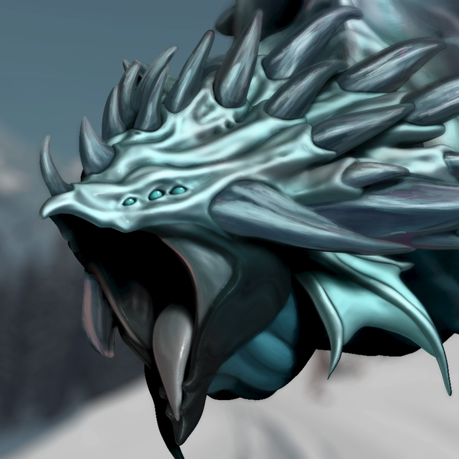 ArtStation - Frallmar the Frostwyrm (DragonFable)