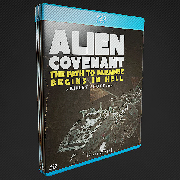 Harley Wilson - Graphic Design | Alien: Covenant Steelbook Redesign
